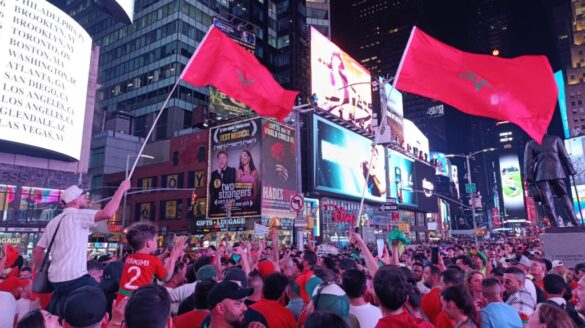 Times Square aux couleurs du Maroc